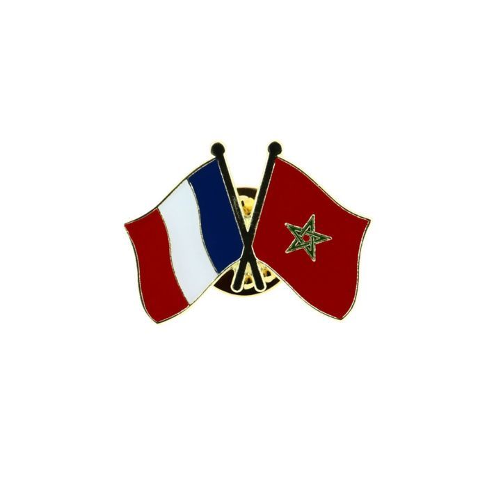 Pin's Drapeaux Jumelage France Maroc - Afrique - Belle qualité de ...