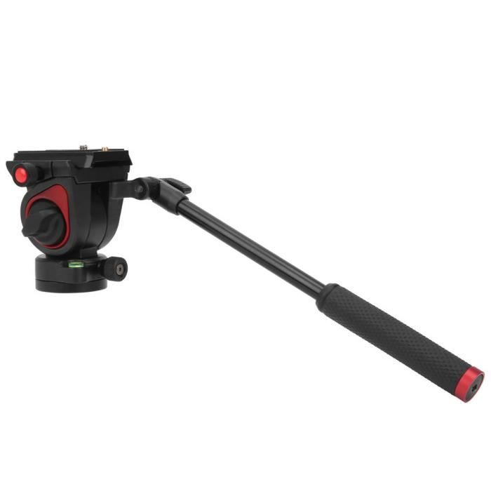 Tête de trépied, trépied de caméra vidéo, rotule d'amortissement ...