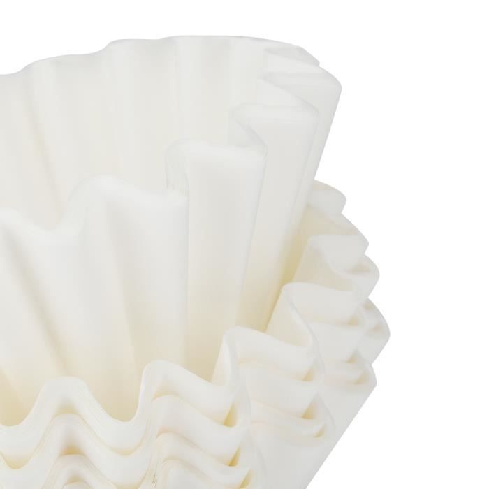 TMISHION Papier filtre Lot de 50 papiers filtres à café jetables ...