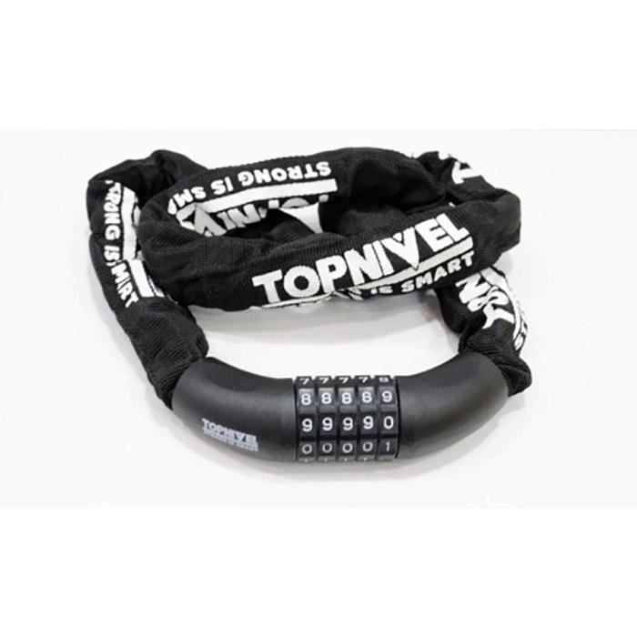 Cadenas Antivol Moto 6 X 120 M. Combination[H3133] - Cdiscount Auto