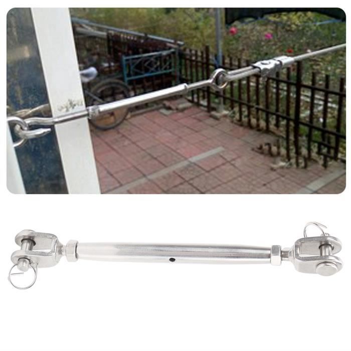 Kit de Tendeur De Câble Métallique Ridoir Clôture Serrage Boucle de ...