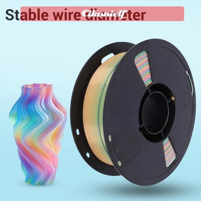 Zerone Filament PLA dégradé Filament PLA adapté pour imprimante 3D ...
