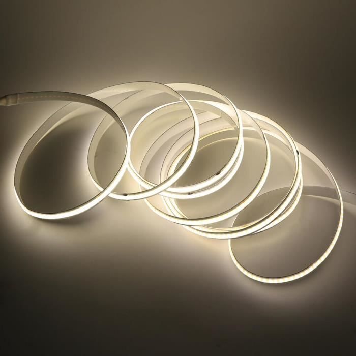 Ruban Led Cob Dimmable De 1 M, Bande Led Flexible De 320 Leds-M, Ruban ...