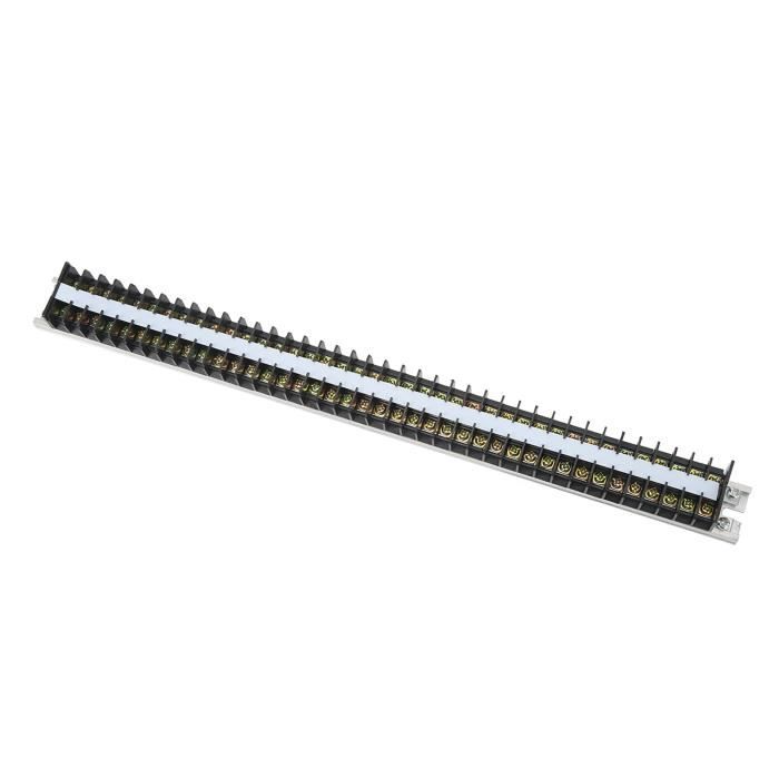 VBESTLIFE bornier barrière Bornier 660V 15A, 2 pièces, bornier avec ...