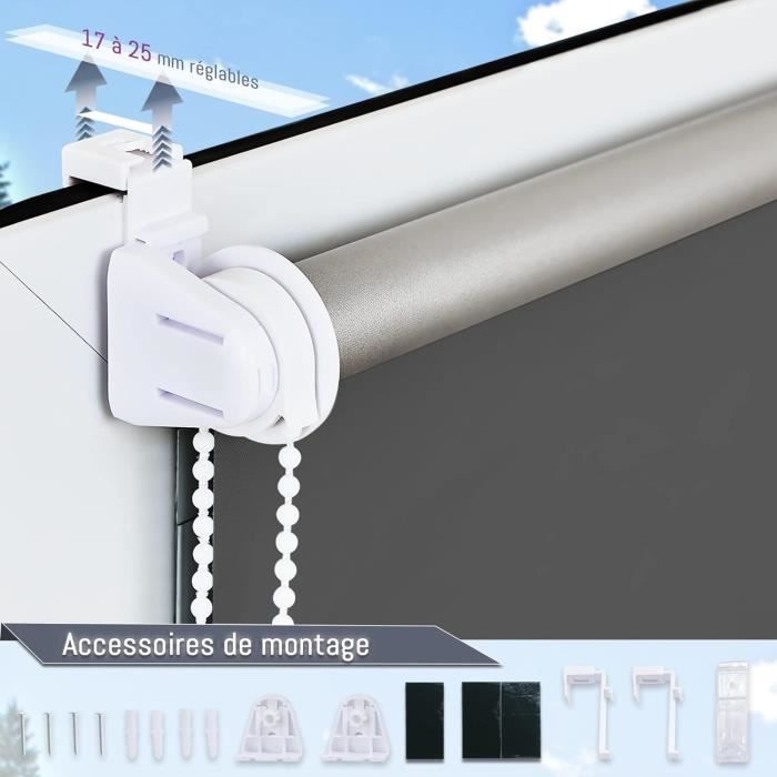 Store Enrouleur Occultant Sans Perçage, Isolant Thermique Pour Fenêtre ...