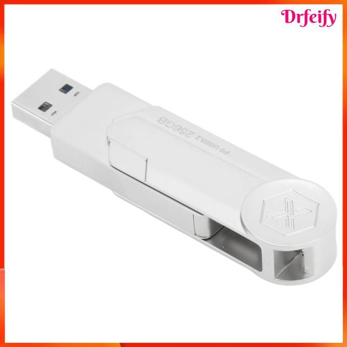 Akozon mini clé USB Clé USB 3.2 multifonction haute vitesse en métal ...