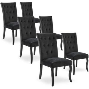 6 chaises capitonnées - Cdiscount
