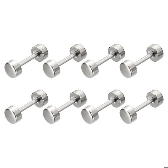 Corde fermoir SOURCING MAP 8Pcs 16x26mm Métal Sangle Boucles Vis Rivets ...