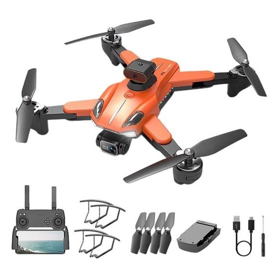 8k Orange P11pro - Mini Drone Pliable, Maintien D'altitude, Hd, Double ...