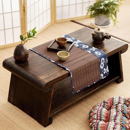 Tatami Table Table De Sol Table Basse Vintage Table À Thé Table Basse ...
