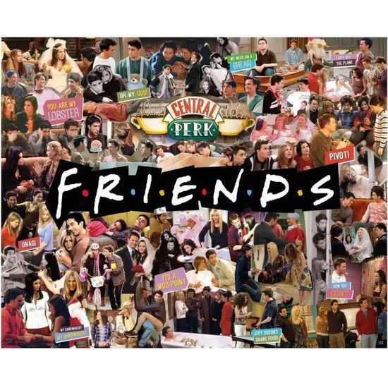 Paladone- Puzzle Collage de la série TV Friends – 1000 pièces – Produit ...