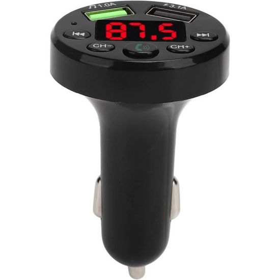 Émetteurs Fm, Émetteur Adaptateur Fm Double Usb Bluetooth 5.0 Pour ...