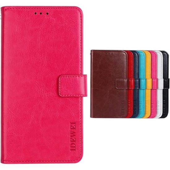 Coque Oppo Realme XT Porte Monnaie Protecteur Clapet Cuir PU Luxe ...