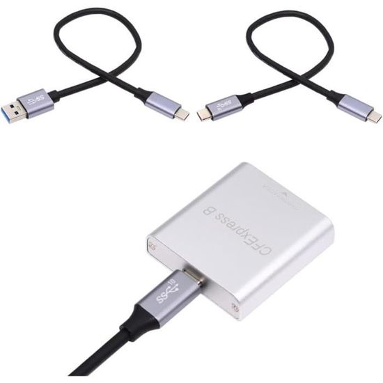 Usb3.1 Type-C Usb3.0 Type-A Vers Cf Express Extension Card Reader Cfe ...