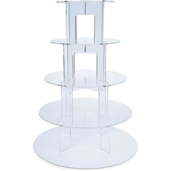 Présentoir Cupcake, 5 Etages Presentoir Gateau pour Mariage, Enfant ...