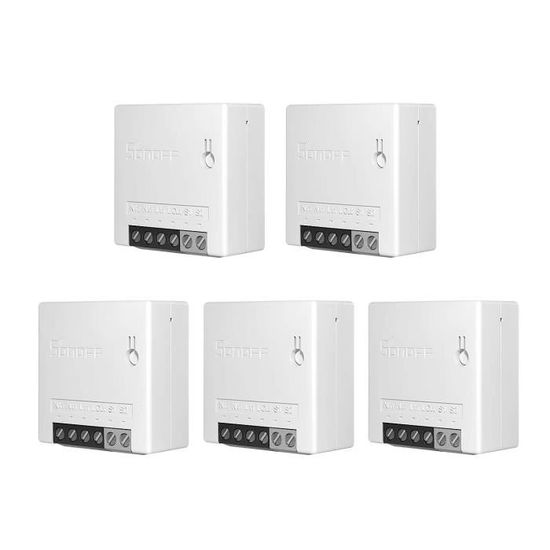 SONOFF MINIR2 Interrupteur Connecté WiFi, 2 Voies interrupteur Sans Fil ...