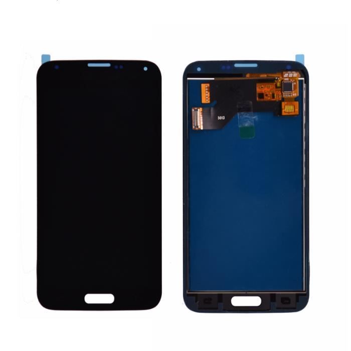 LCD Écran +Vitre Tactile Pour Samsung Galaxy S5 I9600 G900 G900F/P SM-G900M NOIR - Cdiscount ...