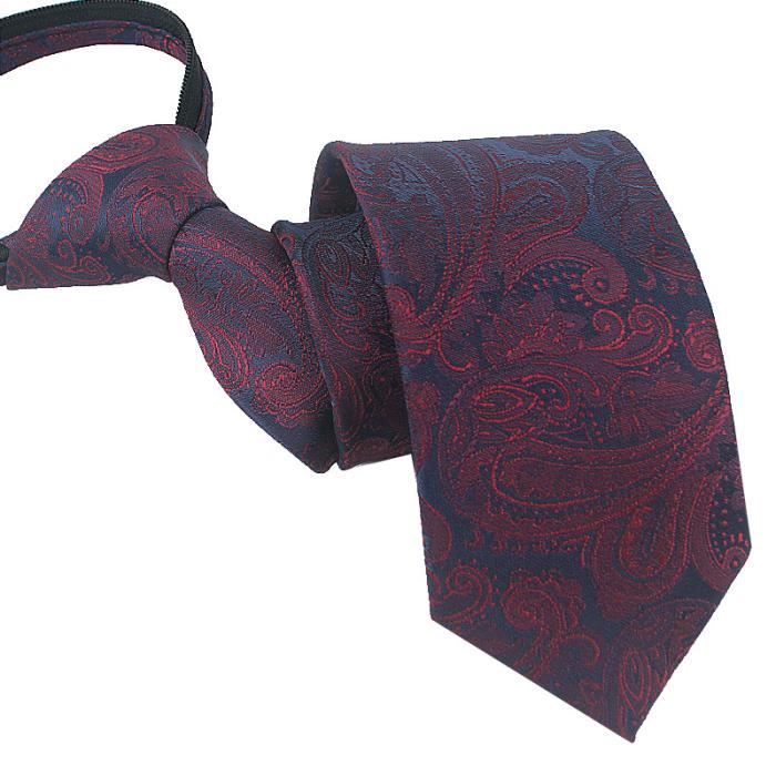 S03 6cm - Cravate en cachemire pour homme, cravate fine, Jacquard ...