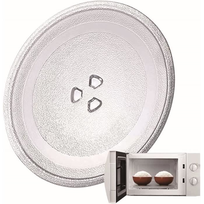 Plateau rond en verre for micro-ondes compatible avec tous les micro ...