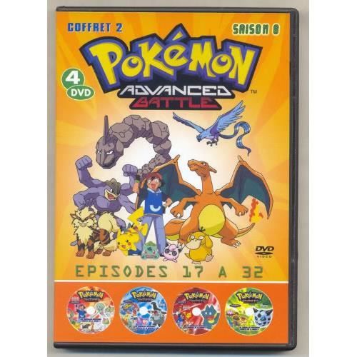 4 DVD POKEMON ADVANCED BATTLE SAISON 8 COFFRET 2 - Cdiscount DVD