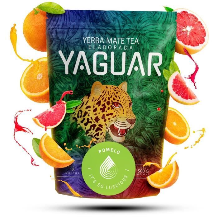 Yerba Mate Pomelo Thé Fruite Yaguar Saveur Tropicale 500g - Cdiscount ...