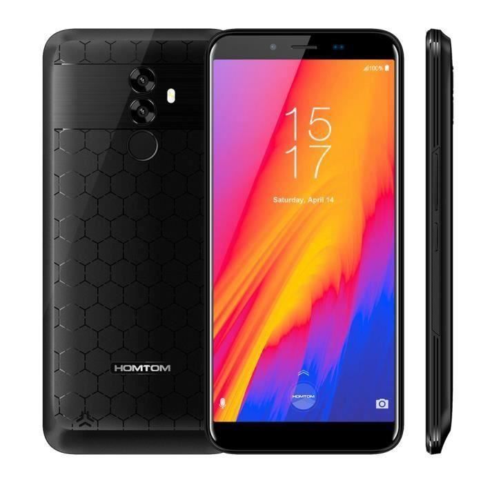 HOMTOM S99 Smartphone 4G 4+64Go 5.5pouces Android 8.0 21.0MP+2.0MP ...