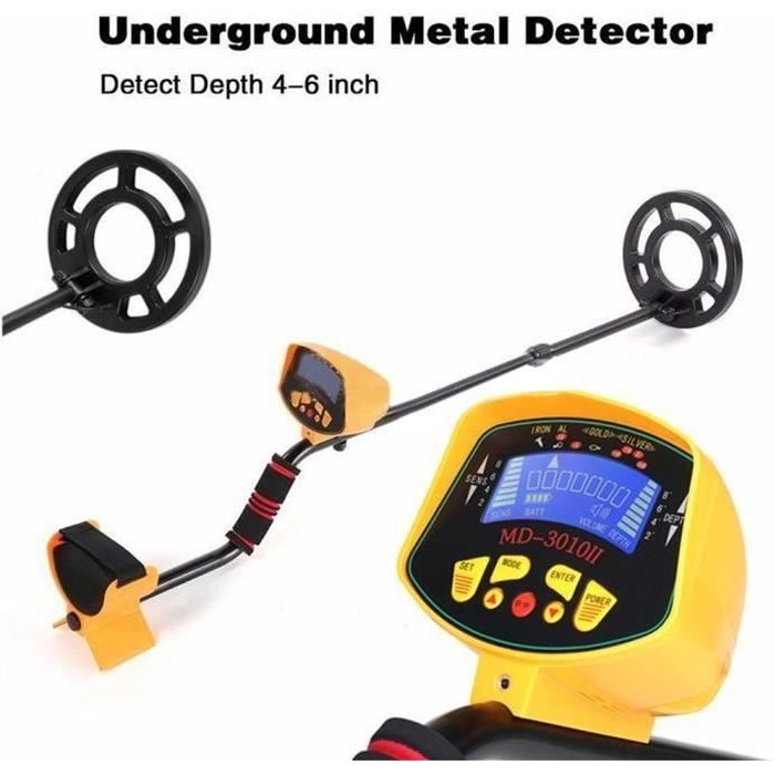 Détecteurs d'or réglables de détecteur de métaux souterrains de MD3010 ...