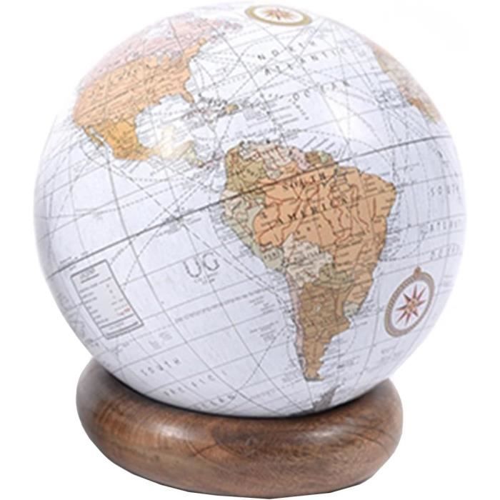 Decorspace Globe Terrestre Avec Base En Bois Décoration Pour ...