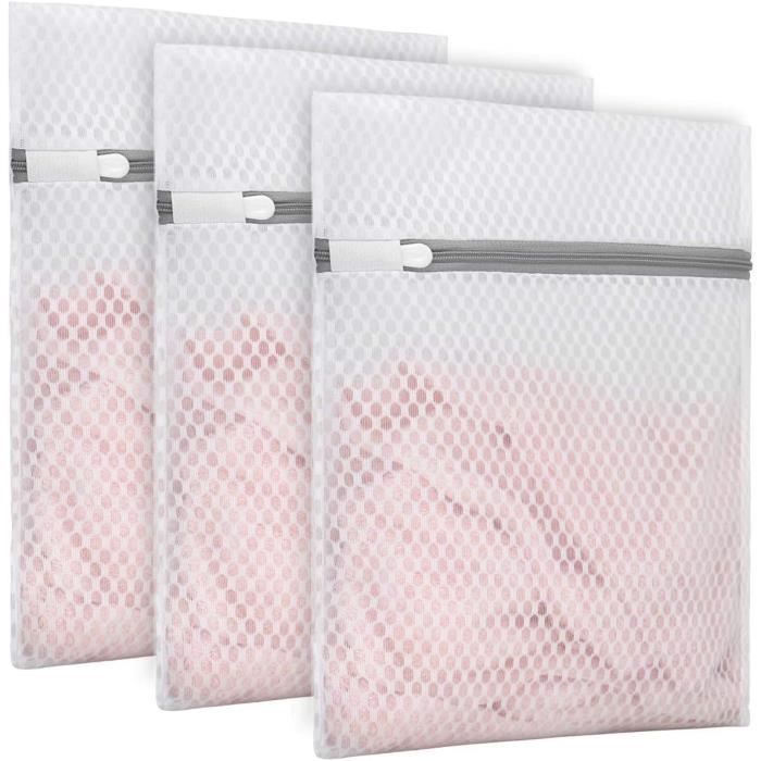 Lot De 3 Sacs À Linge Durables En Nid D'Abeille, Adaptés Pour Chemises ...