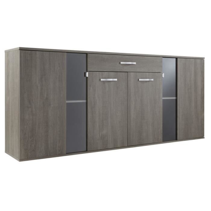 Buffet Enfilade "louvain" 206cm Chêne - Paris Prix - Cdiscount Maison