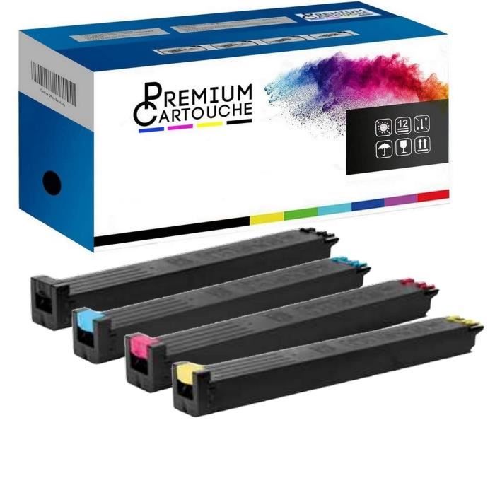 Cartouche de toner compatible MX61 MX-61 Multi-couleurs pour SHARP ...