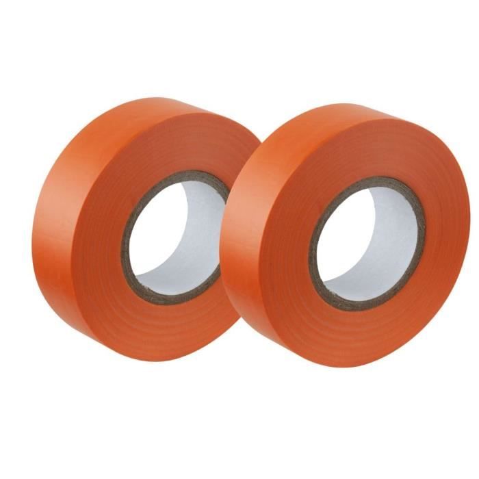 Ruban Électrique Orange 19Mmx20M, Ruban Isolant En Pvc Auto-Adhésif ...