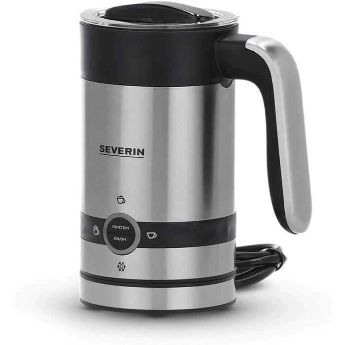 SEVERIN Emulsionneur de lait 450 W, Mousseur de lait à induction 200 ml ...