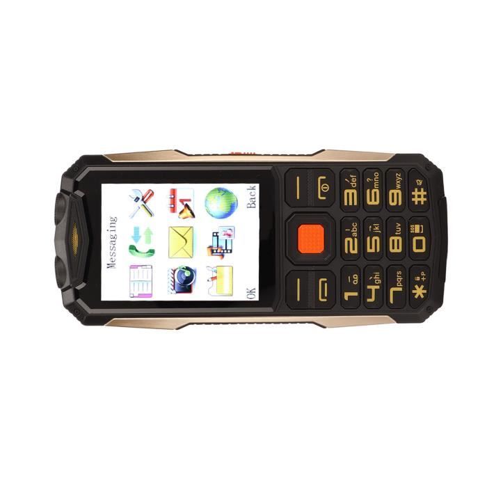YID téléphone portable gé Téléphone portable, écran 2,8 pouces double ...