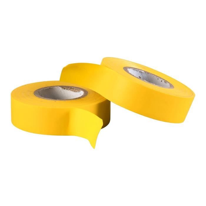 Ruban Adhésif Isolant Électrique Jaune - 19 Mm X 20 M - Résistant ...