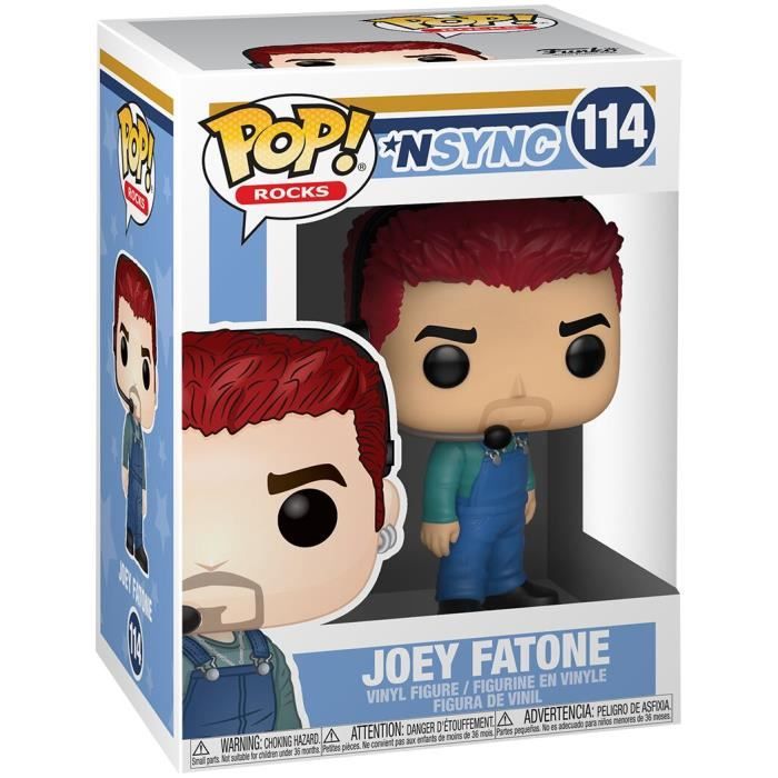 Figurine Funko Pop! Rocks: NSYNC - Joey Fatone - Cdiscount Jeux vidéo