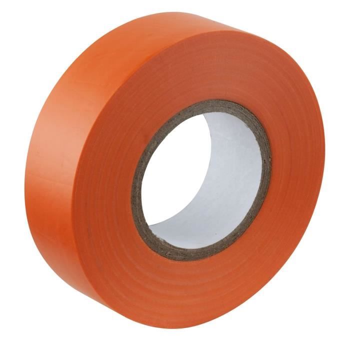 Ruban Électrique Orange 19Mmx20M, Ruban Isolant En Pvc Auto-Adhésif ...