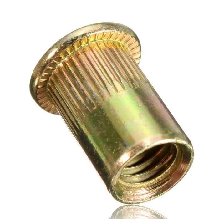 Ywei Ecrou Rivetage Rivet Nut Steel Filetés Acier Insert M3 M4 M5 M6 M8 ...