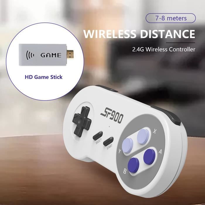 SF900 Console de jeu rétro HD Bâton de jeu vidéo avec 1500 jeux pour ...