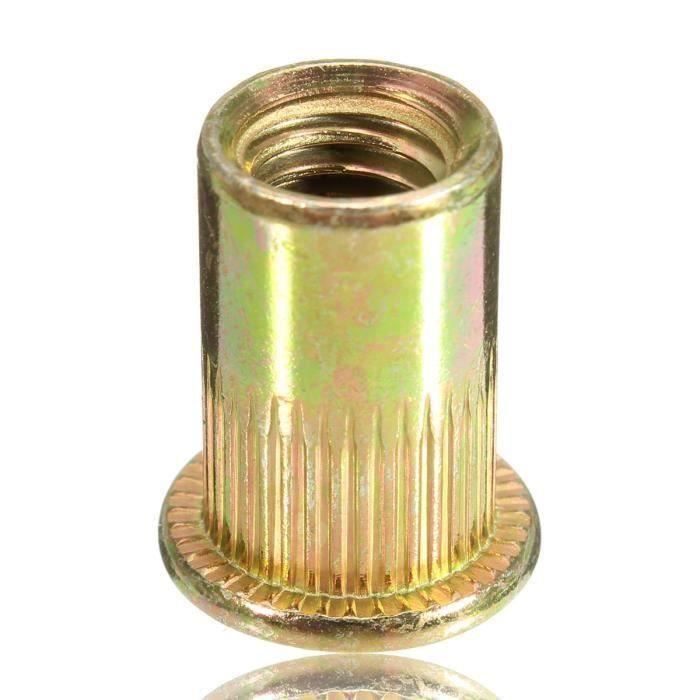 Ywei Ecrou Rivetage Rivet Nut Steel Filetés Acier Insert M3 M4 M5 M6 M8 ...