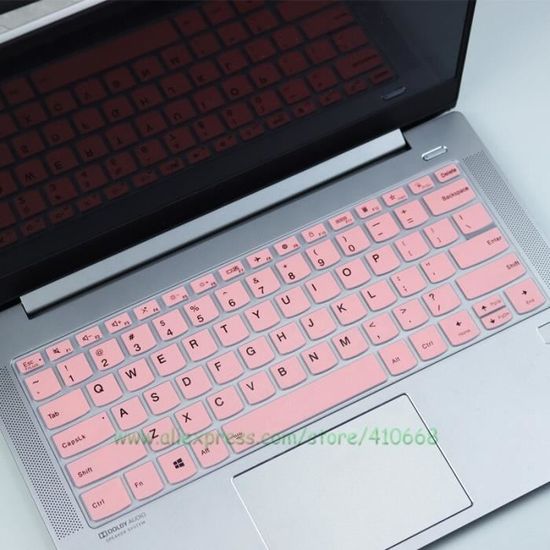 Rose-Pc portable Lenovo IdeaPad, 14 pouces, en Silicone, protection du ...