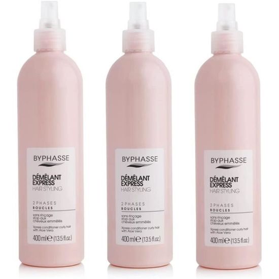 Byphasse Spray démêlant express - Cheveux bouclés - (Lot de 3 Sprays ...