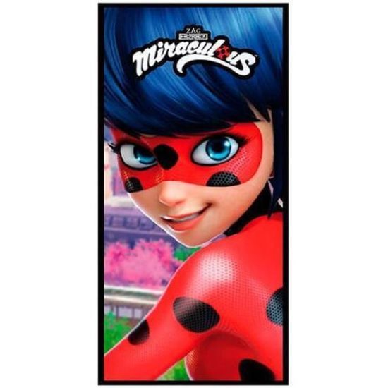 SERVIETTE DE PLAGE OU DE BAIN MIRACULOUS LADYBUG NOUVEAUTE 2017 ...