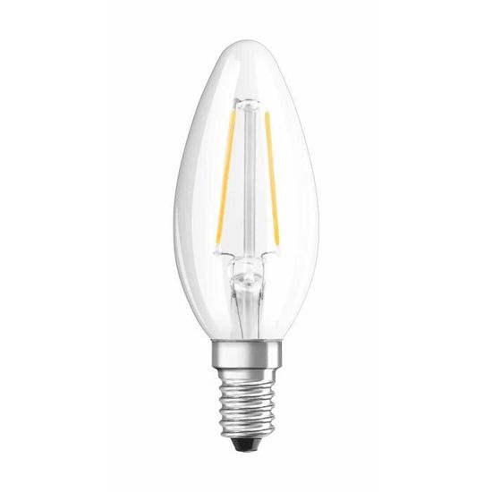 OSRAM Ampoule filament LED E14 2 W équivalent à 25 W blanc chaud - Cdiscount Maison