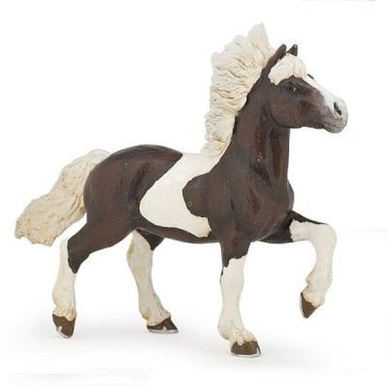 Figurine Cheval Islandais Pie Alezan - PAPO - Figurine peinte à la main ...