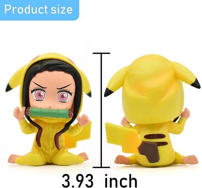 Demon Slayer - Nezuko Figurine Demon Series Pikachu - Cdiscount Jeux ...