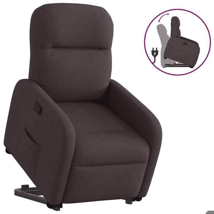 BONNIE®（Brun）Fauteuil releveur - dossier inclinable/135 degrés - marron ...