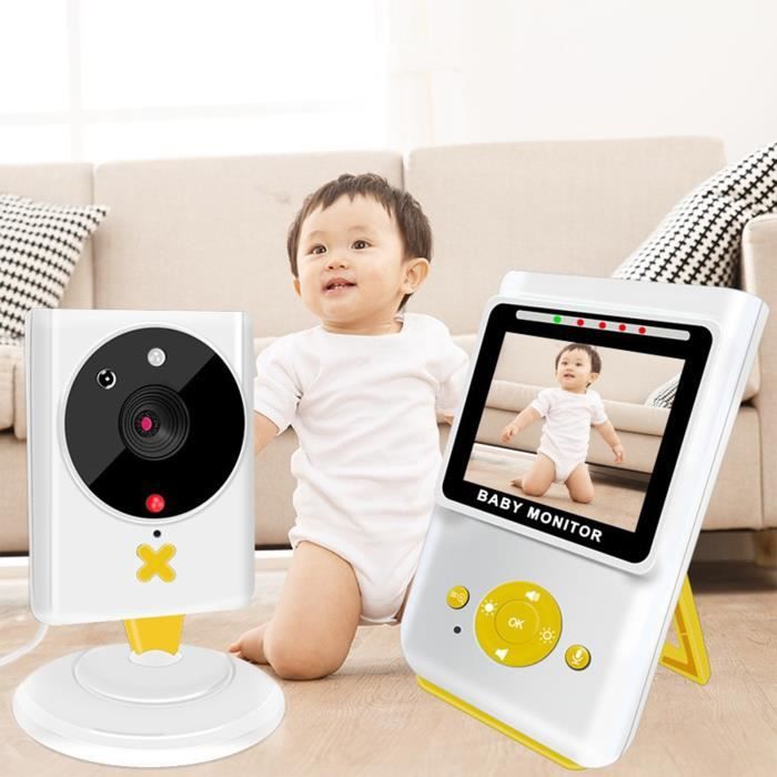 Caméra De Surveillance Moniteur Bébé 2,4 Pouces Écran Lcd Vidéo ...