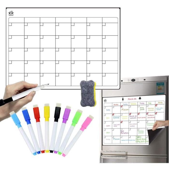 Tableau Magnetique Frigo Magnétique Tableau Blanc Réfrigérateur ...
