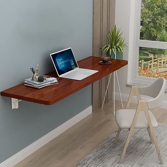 Table Murale Pliante Pour Petit Espace, Bureau Mural Rabattable, Table ...